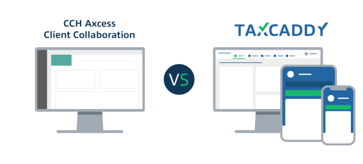CCH Axcess™ Client Collaboration vs. TaxCaddy - SurePrep CCH Axcess™ Client Collaboration vs. TaxCaddy - SurePrep
